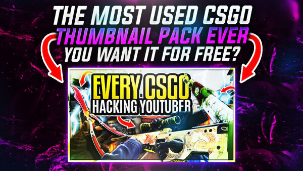 THE BEST FREE CSGO THUMBNAIL PACK